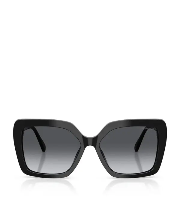 SWAROVSKI Butterfly Sunglasses - Black