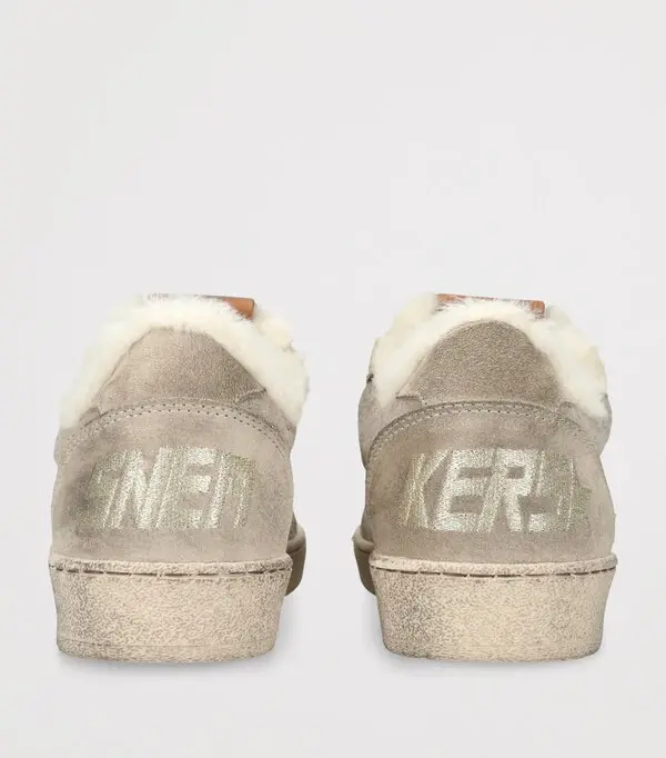 GOLDEN GOOSE Ballstar Shearling-lined Sneakers
