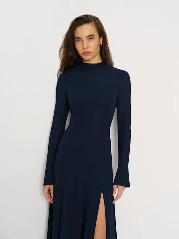 REFORMATION Micayla Dress - Blue