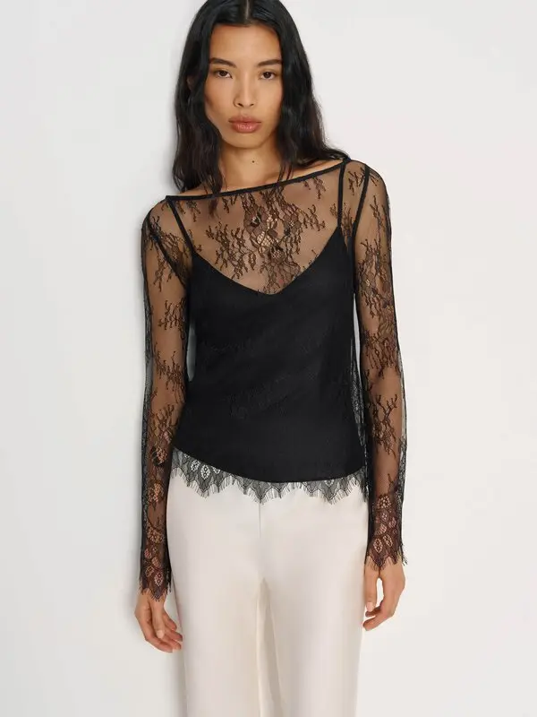 REFORMATION Marlow Lace Top