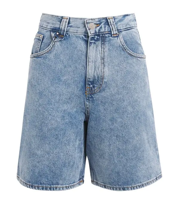 Claudie Pierlot Denim Bermuda Shorts - Blue