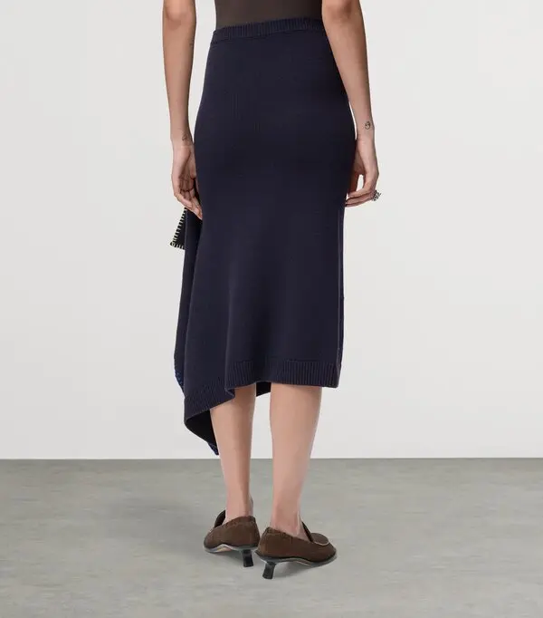 Loewe Knitted Asymmetric Skirt