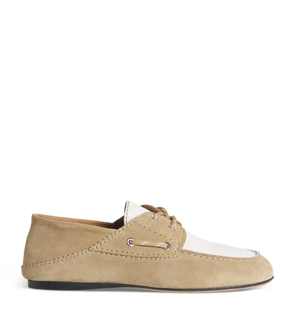 Sandro Suede Boat Shoes