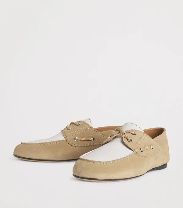 Sandro Suede Boat Shoes