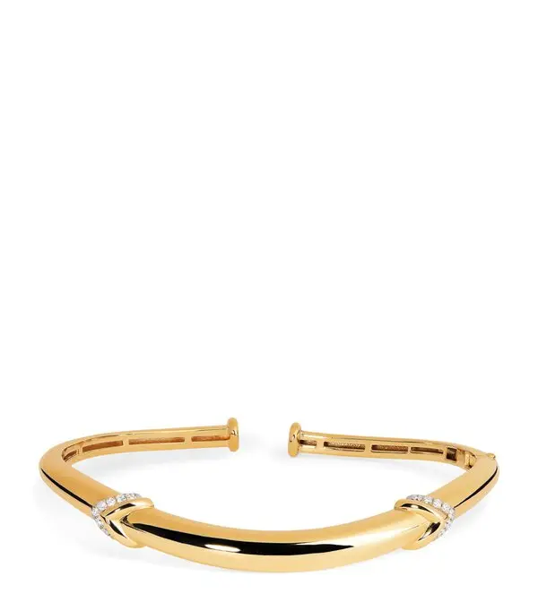 L'ATELIER NAWBAR Yellow And Diamond Boa N*93 Bangle - Gold