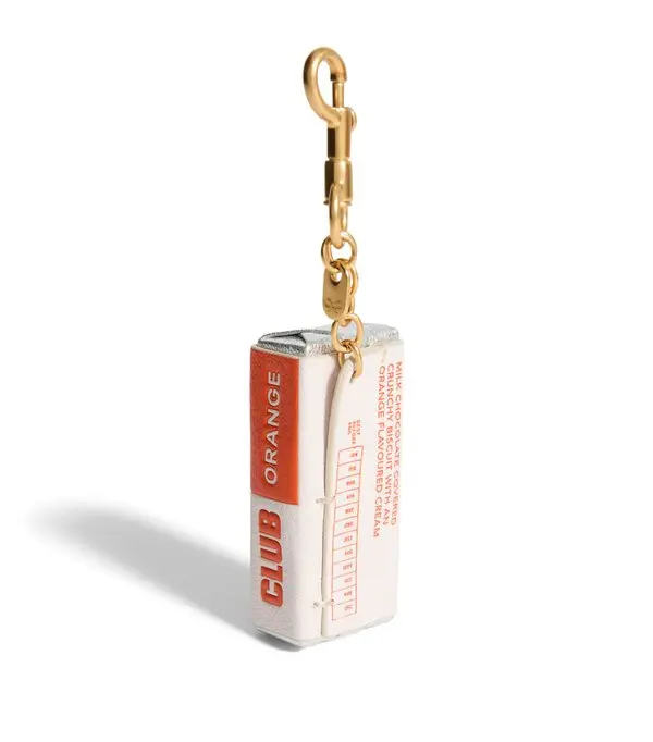 ANYA HINDMARCH Leather Mcvitie's Club Charm