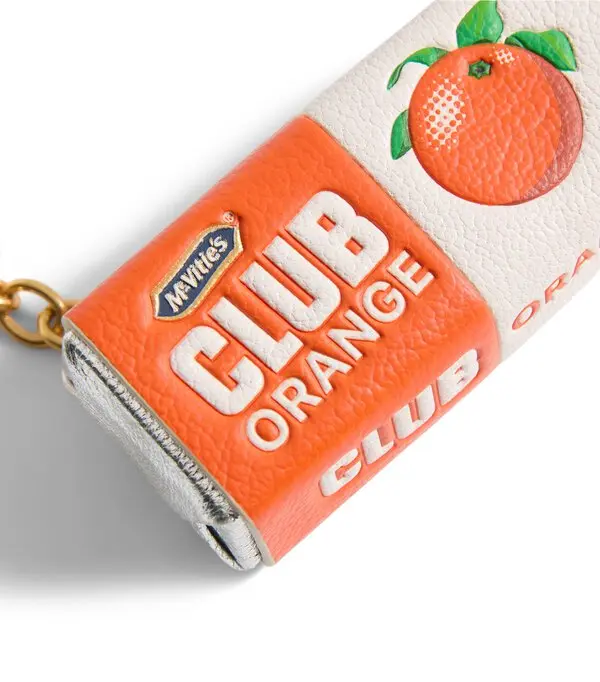 ANYA HINDMARCH Leather Mcvitie's Club Charm