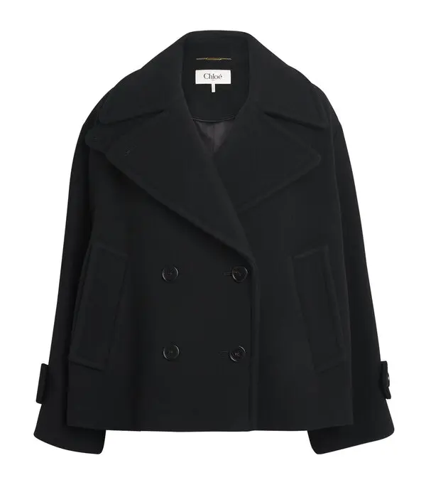 Chloé Wool-blend Double-breasted Pea Coat
