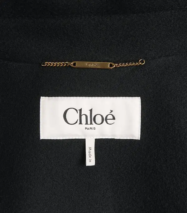 Chloé Wool-blend Double-breasted Pea Coat