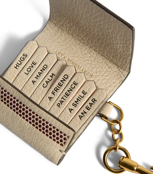 ANYA HINDMARCH Leather Match Book Charm