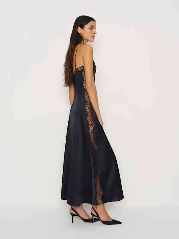 lace cocktail dresses australia Peach Lace Cocktail Dress – Wedding Guest A-Line main image 1