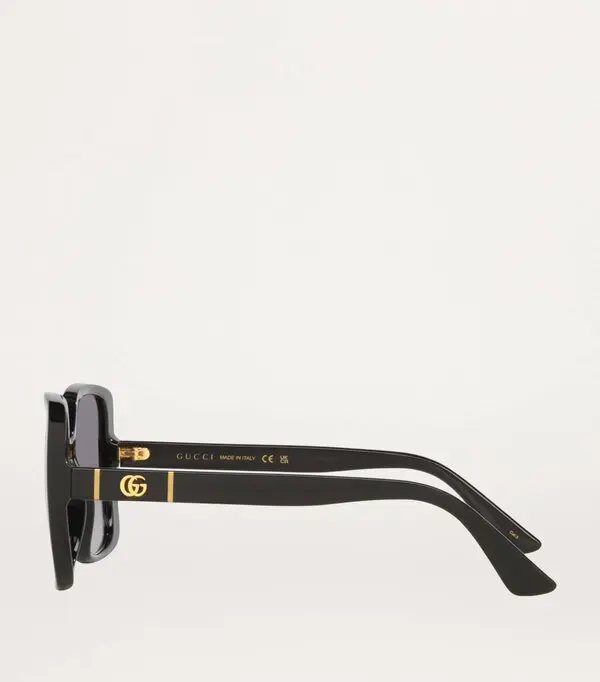 Gucci Oversized Square Sunglasses - Black