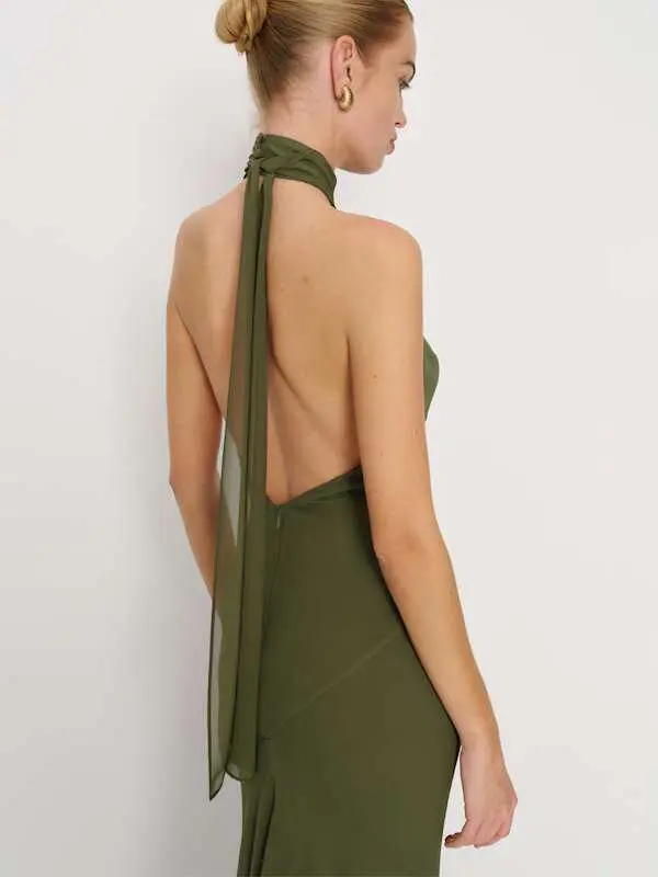 Reformation Shanelle Dress - Green | Editorialist