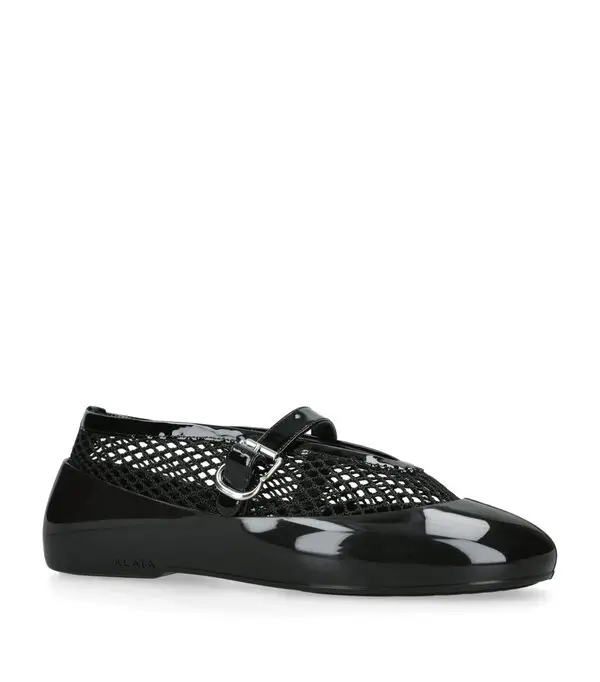 Alaïa Rubber Ballet Flats