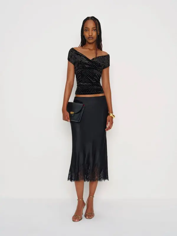 REFORMATION Lauryn Knit Top