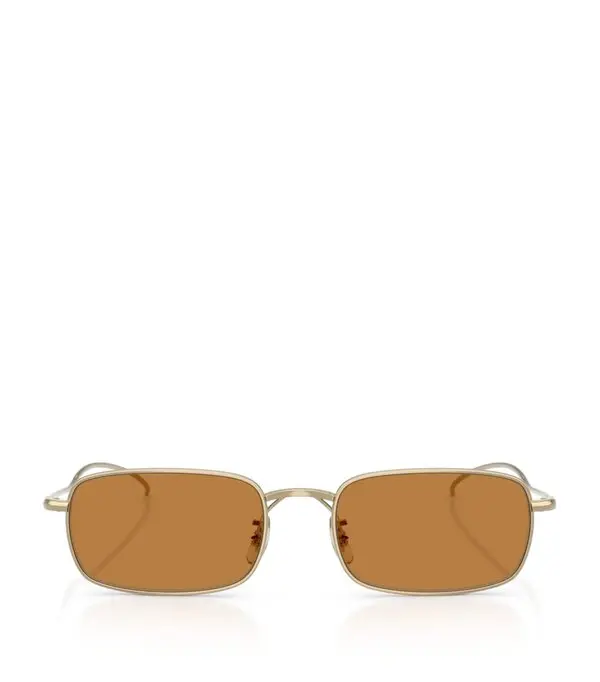 Oliver Spencer Titanium Tk-14 Sunglasses - Gold
