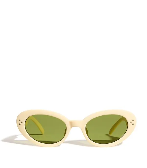 Le Specs Acetate Tootsie Sunglasses - Yellow