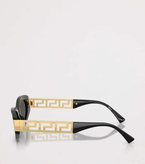 Versace Acetate Cat Eye Sunglasses - Black
