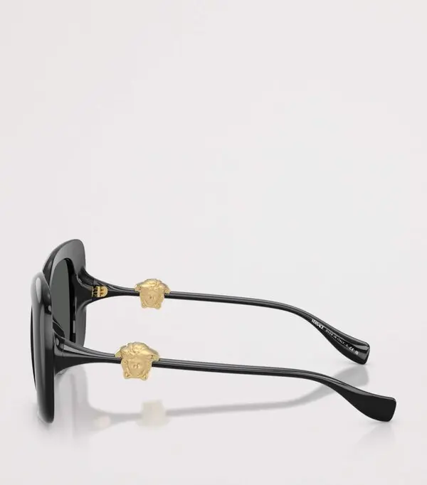 Versace Ve4499u Square Sunglasses - Black