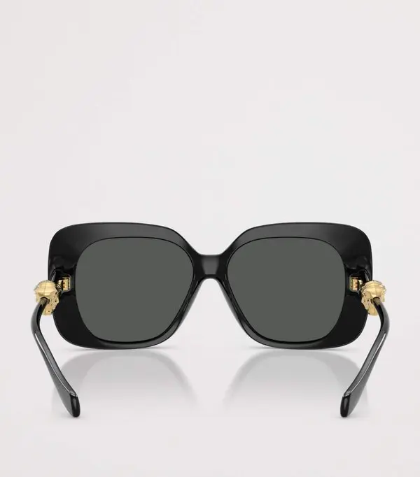 Versace Ve4499u Square Sunglasses - Black