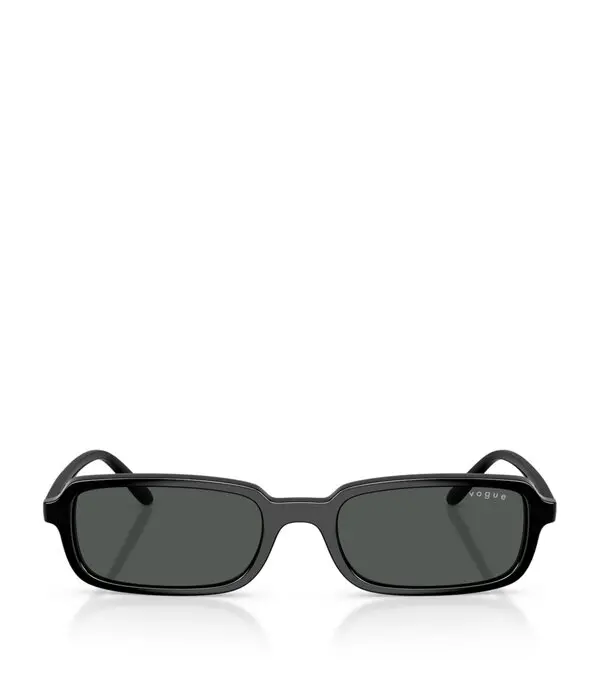 VOGUE Rectangular Sunglasses - Black