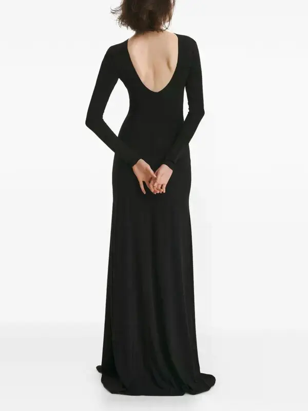 2310 STUDIO Long-sleeve Maxi Dress - Black