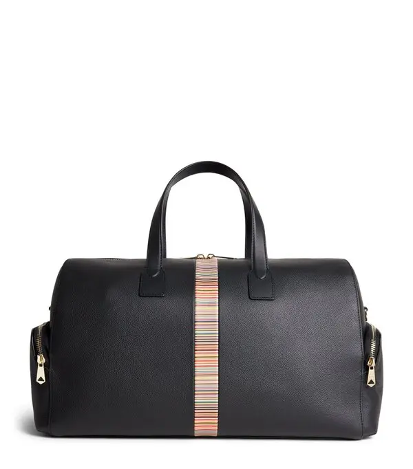 Paul Smith Leather Holdall - Black