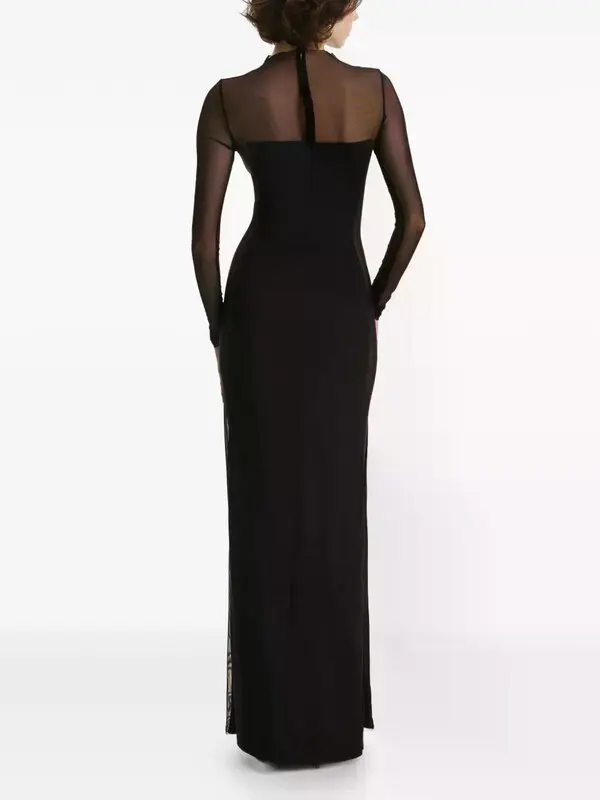 2310 STUDIO Mock-neck Maxi Dress