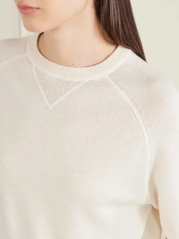 ALLUDE Wool And Cashmere-blend Sweater