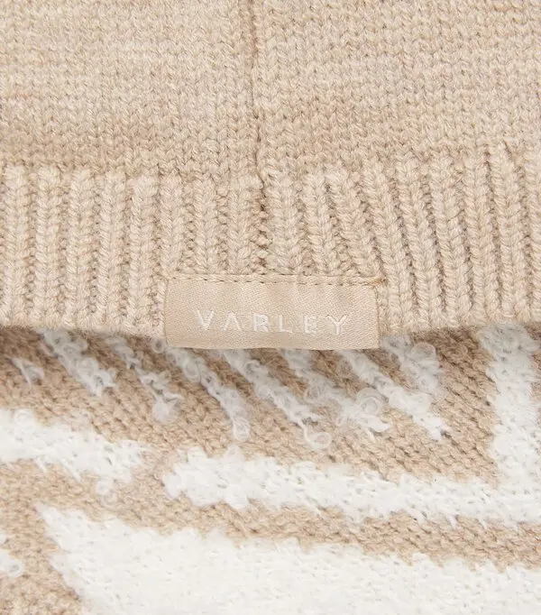 Varley Knitted Bouclé Hood