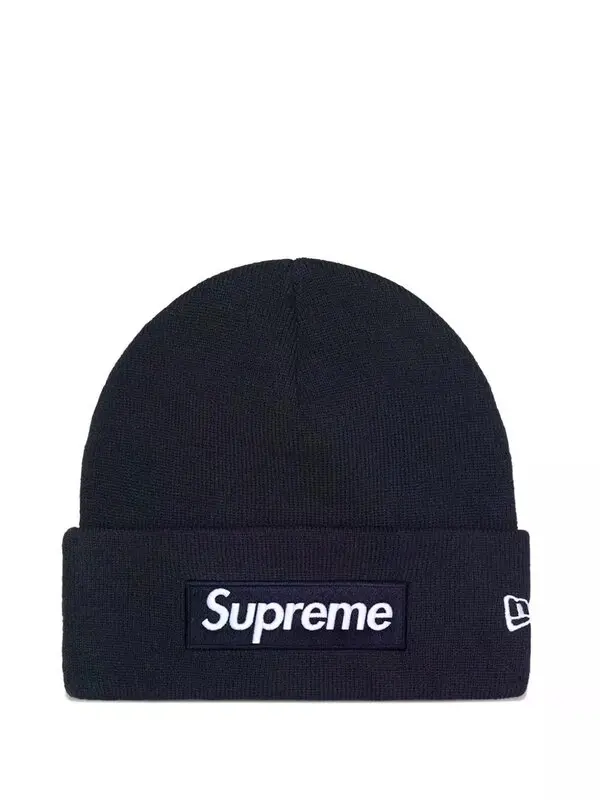 Supreme X New Era Box Logo Beanie - Black