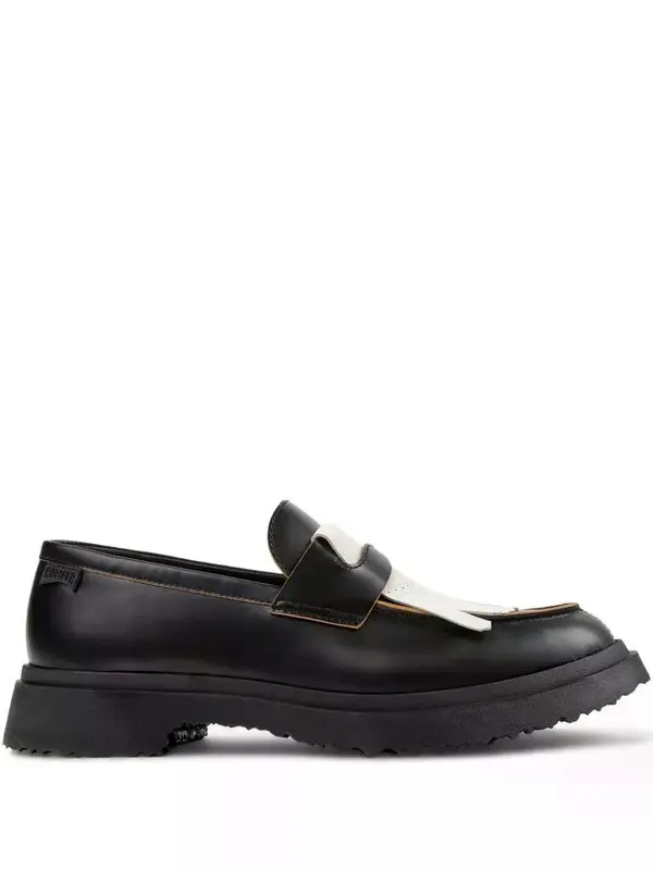 Camper Twins Fringed Walden Loafers - Black