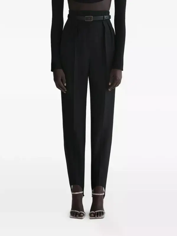 MUGLER Stirrup Pleated Trousers