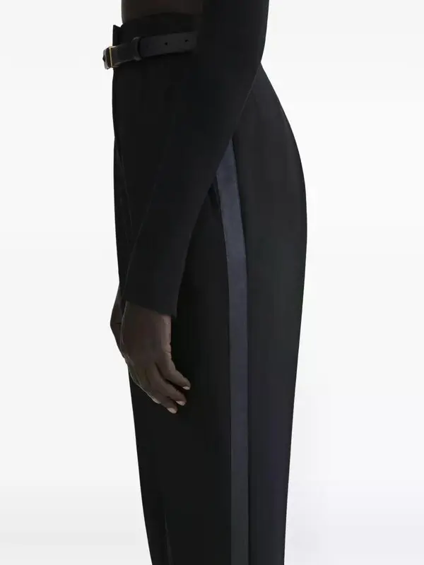 MUGLER Stirrup Pleated Trousers
