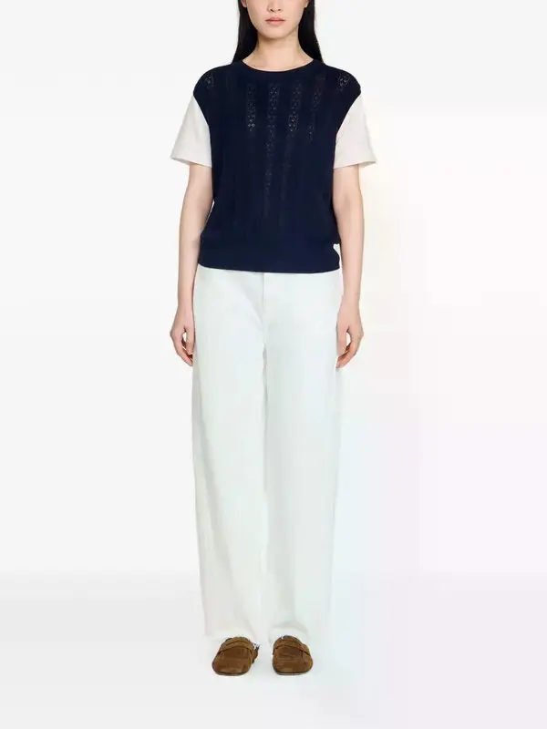 Sandro Layered-effect T-shirt