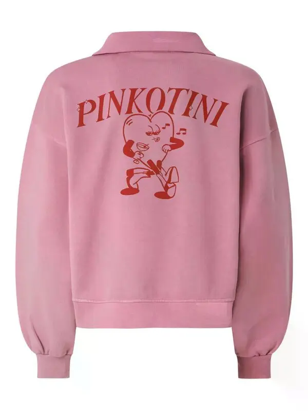 Pinko Collared Half-zip Sweatshirt