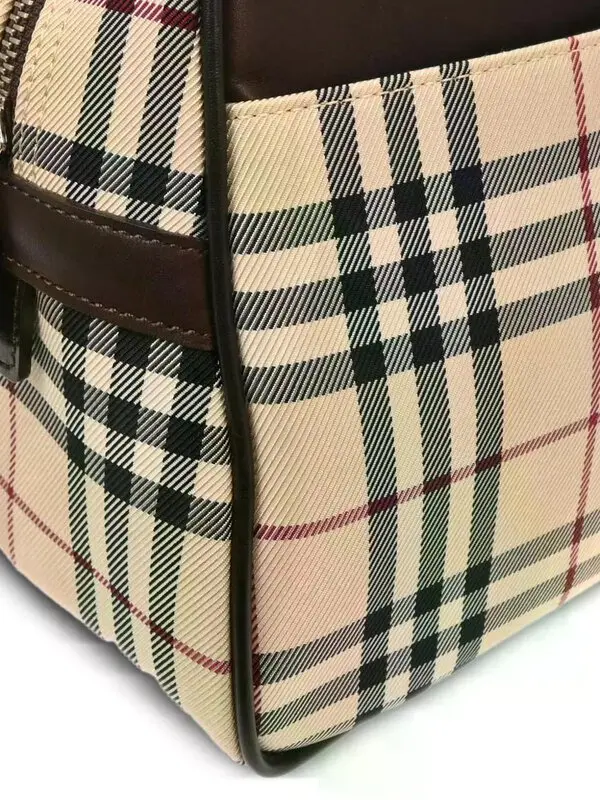 Burberry 1990-2000s Check-pattern Tote Bag - Neutrals