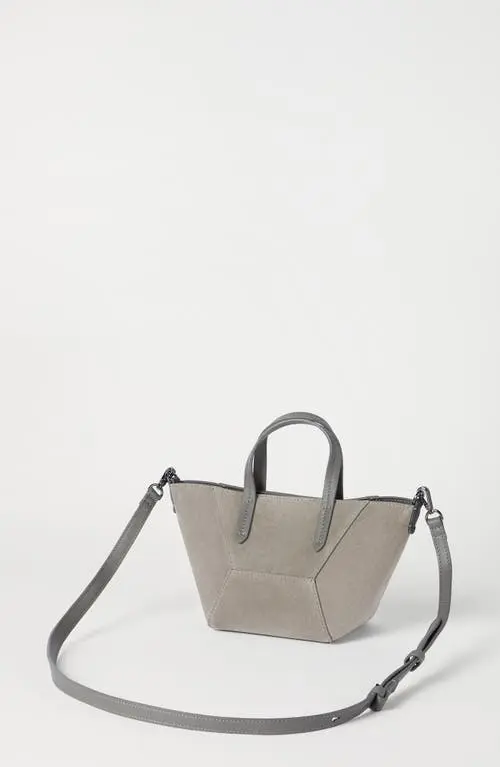 Brunello Cucinelli Suede Mini Bc Duo Bag