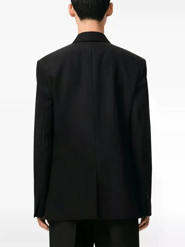 Ami New Wool Single Breasted Straight Jacket