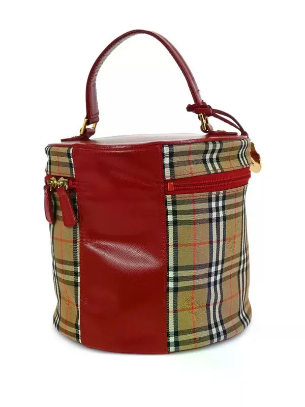 Burberry 1990-2000s House Check Vanity Handbag
