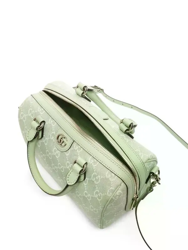 Gucci Ophidia Gg Canvas Boston Bag
