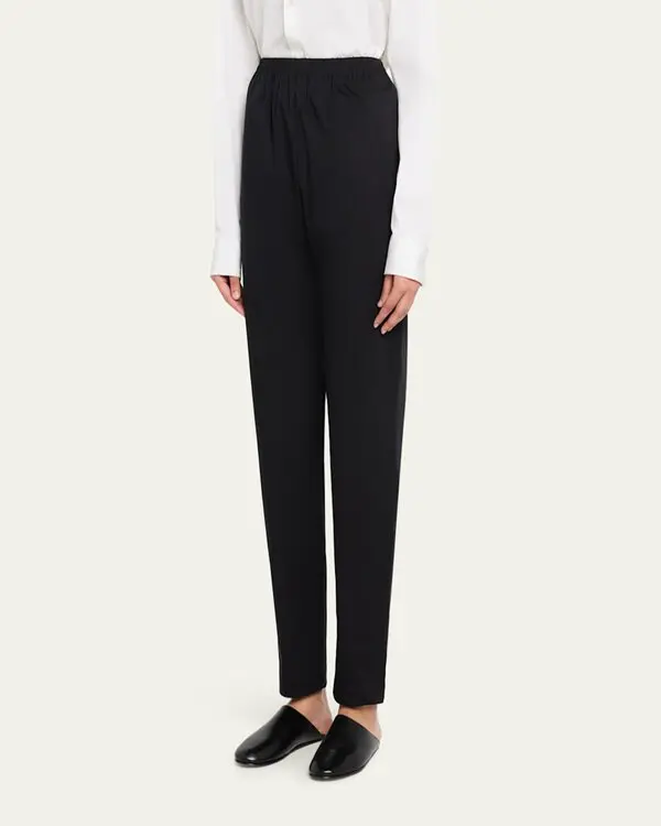 Eskandar Cotton Tapered Trousers