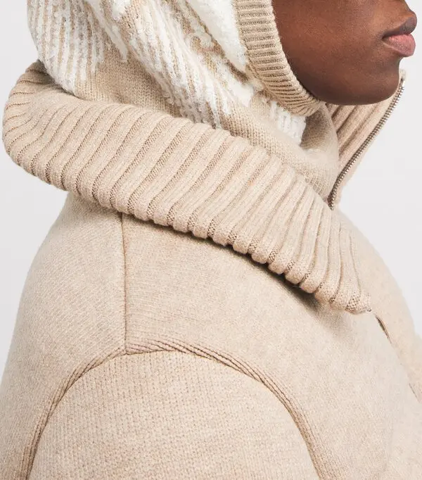 Varley Knitted Bouclé Hood