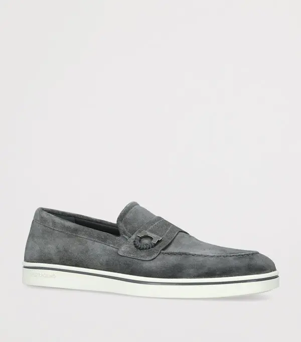 FERRAGAMO Tancredi Suede Loafers