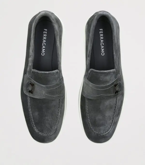 FERRAGAMO Tancredi Suede Loafers