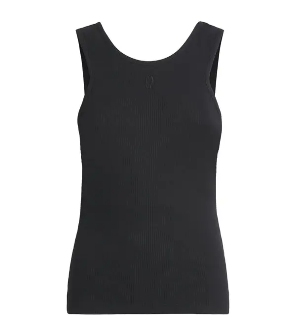 Claudie Pierlot Ribbed Cotton Tank Top