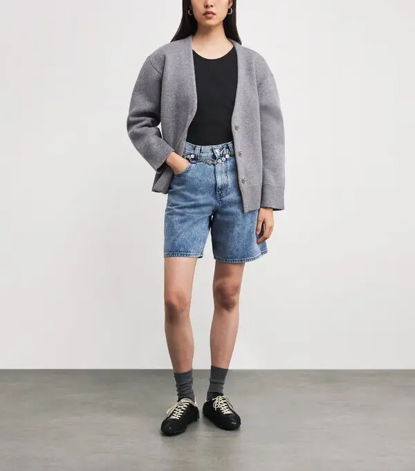 Claudie Pierlot Ribbed Cotton Tank Top