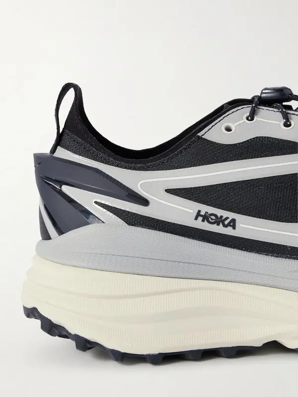 HOKA® Rubber-trimmed Mesh Running Sneakers
