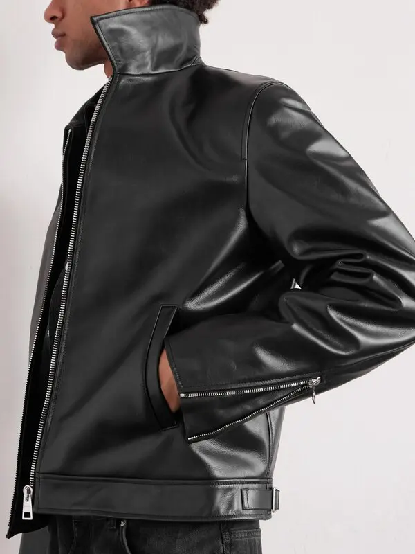 Givenchy Leather Padded Jacket