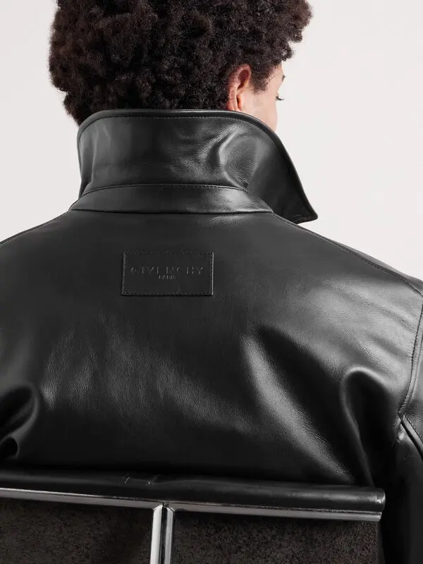 Givenchy Leather Padded Jacket